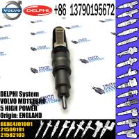 China New Diesel Fuel Injector 21582103 21582103 BEBE4J01001 BEBE4J01001 for VOL MD11 Engine for sale