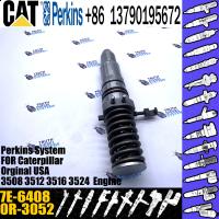 China 7E-6408 for cat 3512 3516 3508 engine excavator fuel injector 7E-6408 diesel fuel injector 0R-3052 for sale