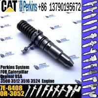 China 7E-6408 for cat 3512 3516 3508 engine excavator fuel injector 7E-6408 diesel fuel injector 0R-3052 for sale