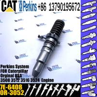 China 7E-6408 for cat 3512 3516 3508 engine excavator fuel injector 7E-6408 diesel fuel injector 0R-3052 for sale