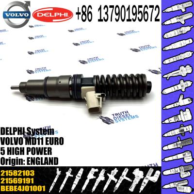 China diesel fuel injector 21569191 21207143 7421207143 21582103 for VOL TRUCKS D11C common rail injector 21569191 BEBE4J000 for sale