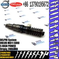 China diesel fuel injector 21569191 21207143 7421207143 21582103 for VOL TRUCKS D11C common rail injector 21569191 BEBE4J000 for sale