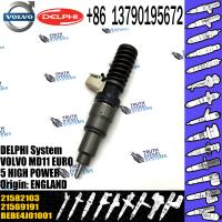China diesel fuel injector 21569191 21207143 7421207143 21582103 for VOL TRUCKS D11C common rail injector 21569191 BEBE4J000 for sale