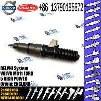 China diesel fuel injector 21569191 21207143 7421207143 21582103 for VOL TRUCKS D11C common rail injector 21569191 BEBE4J000 for sale