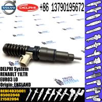 China 21582094 BEBE4D35001 Diesel Fuel Injector For VOL TRUCK  11LTR EURO3 LO E3.18 7421582094 21644596 85003948 for sale