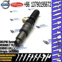China 21582094 BEBE4D35001 Diesel Fuel Injector For VOL TRUCK  11LTR EURO3 LO E3.18 7421582094 21644596 85003948 for sale
