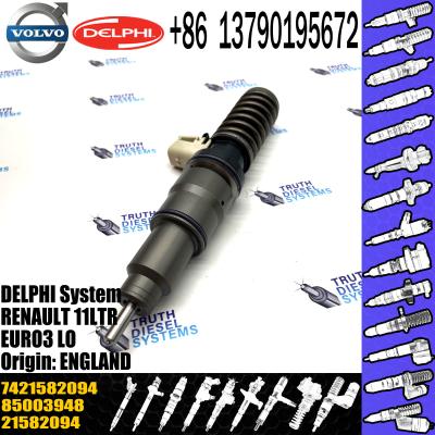 China Diesel Fuel Injector 21644596 7421582094 7421644596 21582094 21644596 85003948 BEBE4D35001 For  11LTR EURO3 LO for sale