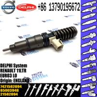China Diesel Fuel Injector 21644596 7421582094 7421644596 21582094 21644596 85003948 BEBE4D35001 For  11LTR EURO3 LO for sale