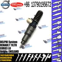 China Diesel Fuel Injector 21644596 7421582094 7421644596 21582094 21644596 85003948 BEBE4D35001 For  11LTR EURO3 LO for sale