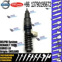 China Diesel Fuel Injector 21644596 7421582094 7421644596 21582094 21644596 85003948 BEBE4D35001 For  11LTR EURO3 LO for sale