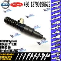 China Diesel Fuel Injector 21644596 7421582094 7421644596 21582094 21644596 85003948 BEBE4D35001 For  11LTR EURO3 LO for sale