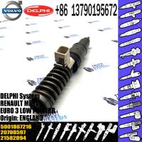 China original Diesel Fuel Injector 21644596 5001867216 7420708597 7421582094 7421644596 E3.18 for VOL  11LTR EURO3 for sale