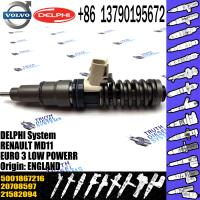 China original Diesel Fuel Injector 21644596 5001867216 7420708597 7421582094 7421644596 E3.18 for VOL  11LTR EURO3 for sale