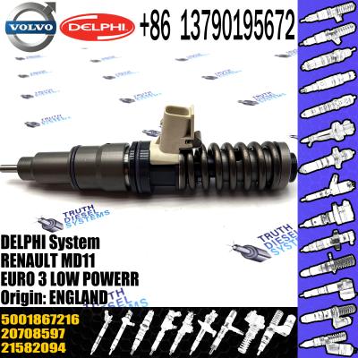 China original Diesel Fuel Injector 21644596 5001867216 7420708597 7421582094 7421644596 E3.18 for VOL  11LTR EURO3 for sale