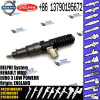 China Diesel Fuel Injector 21644596 5001867216 7420708597 20708597 BEBE4D04001 For  MD11 EURO 3 LOW POWER for sale