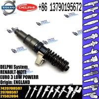 China Diesel Fuel Injector 21644596 5001867216 7420708597 20708597 BEBE4D04001 For  MD11 EURO 3 LOW POWER for sale