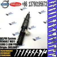 China Diesel Fuel Injector 21644596 5001867216 7420708597 20708597 BEBE4D04001 For  MD11 EURO 3 LOW POWER for sale