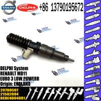 China Diesel Fuel Common Rail Injector 21644596 BEBE4D04001 20708597 For E3.18 E3.0 E3.1 for sale