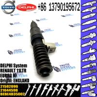 China common rail injector 20430583 21582096 For Renualt injector for VOL FH12 FM12 D12D diesel fuel injector 20430583 BEBE4 for sale