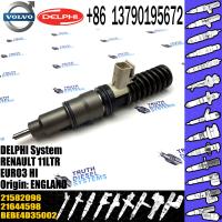 China common rail injector 20430583 21582096 For Renualt injector for VOL FH12 FM12 D12D diesel fuel injector 20430583 BEBE4 for sale