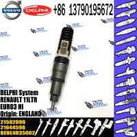 China common rail injector 20430583 21582096 For Renualt injector for VOL FH12 FM12 D12D diesel fuel injector 20430583 BEBE4 for sale