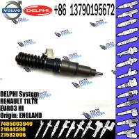 China Fuel Injector BEBE4D01101 BEBE4D01201 20547351 7485003949 for diesel engine parts for sale