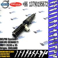 China Direct Sale Diesel Fuel Injector 21582101 20747797 BEBE4D12301 For VOL () MD11 3530 & 35 for sale