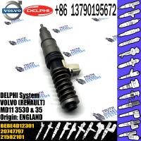 China Direct Sale Diesel Fuel Injector 21582101 20747797 BEBE4D12301 For VOL () MD11 3530 & 35 for sale