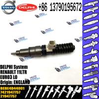 China High Quality Diesel Fuel Injector 21947757 7421947757 BEBE4D44001 For  11LTR EURO3 LO for sale