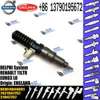 China High Quality Diesel Fuel Injector 21947757 7421947757 BEBE4D44001 For  11LTR EURO3 LO for sale