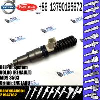 China High Quality MD9 Diesel Engine Fuel Unit Injector BEBE4D45001 21947762 for VOL D12 D13 for sale