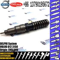 China 22172535 Diesel Fuel Injector For 9.5 MM BORE L209PBC E3.18 / VOL TRUCK D12 3150, 22172535 BEBE4D34101 9022172535 for sale