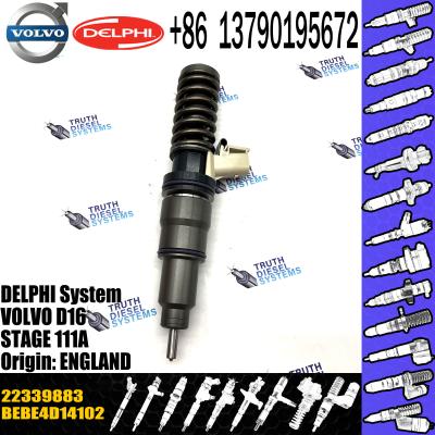 China High Quality Diesel Fuel Electronic Unit Injector BEBE4D14102 22339883 for VOL D16 STAGE 111A for sale