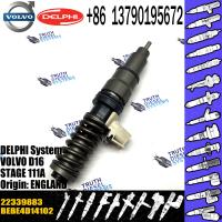 China High Quality Diesel Fuel Electronic Unit Injector BEBE4D14102 22339883 for VOL D16 STAGE 111A for sale