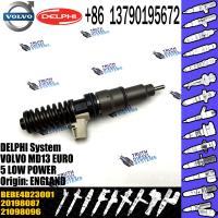 China Diesel Fuel Injector 21098096 7421098096 20198087 BEBE4D23001 For VOL MD13 EURO 5 LOW POWER for sale