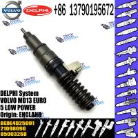 China 4 PINS Fuel Common Rail Injector 3801392 BEBE4D25001 BEBE4D25101 for VOL MD13 EURO 5 LOW POWER for sale