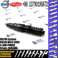 China 4 PINS Fuel Common Rail Injector 3801392 BEBE4D25001 BEBE4D25101 for VOL MD13 EURO 5 LOW POWER for sale