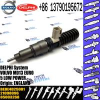 China 4 PINS Fuel Common Rail Injector 3801392 BEBE4D25001 BEBE4D25101 for VOL MD13 EURO 5 LOW POWER for sale