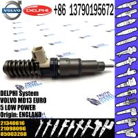 China Diesel Engine Common Rail inyector Unit Fuel Injector BEBE4D25001 21371679 85003268 21340616 For VOL MD13 EURO 5 for sale