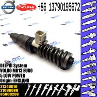 China Diesel Engine Common Rail inyector Unit Fuel Injector BEBE4D25001 21371679 85003268 21340616 For VOL MD13 EURO 5 for sale