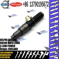 China High Quality Diesel Fuel Injector 21371676 7421340615 21340615 85003267 BEBE4D25002 For VOL MD13 EURO 5 MED POWER for sale