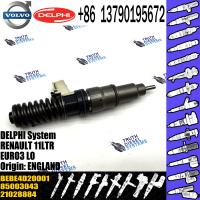 China High Quality Diesel Fuel Injector 21028884 7421028884 7485003043 85003043 BEBE4D20001 For  11LTR EURO3 LO for sale