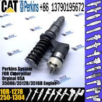 China Diesel Engine Injector 250-1304 2501304 10R-1278 For Cat 508B/3512B/3516B Common Rail for sale