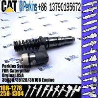 China Diesel Engine Injector 250-1304 2501304 10R-1278 For Cat 508B/3512B/3516B Common Rail for sale