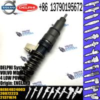 China Direct Sale Diesel Fuel Injector 20972223 21371674 BEBE4D24003 For VOL MD13 EURO 4 LOW POWER for sale