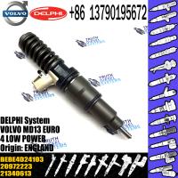 China Diesel Fuel Injector 20972223 BEBE4D16003 BEBE4D08003 BEBE4D24003 BEBE4D24103 E3.18 for VOL MD13 EURO 4 LOW POWER for sale