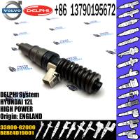 China BEBE4D19001 Electronic Unit Injectors diesel fuel common rail injector 33800-82000 for VOL for sale