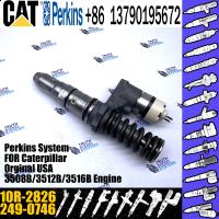 China 2490746 For CAT Diesel Engine 3508 3512 3516 3524 Common Rail Fuel Injector 249-0746 10R-2826 for sale