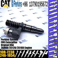 China High Pressure Engine Common Rail Fuel Injector 246-1854 2461854 10R-7238 For CAT 3508C 3512C for sale