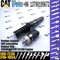 China High Pressure Engine Common Rail Fuel Injector 246-1854 2461854 10R-7238 For CAT 3508C 3512C for sale
